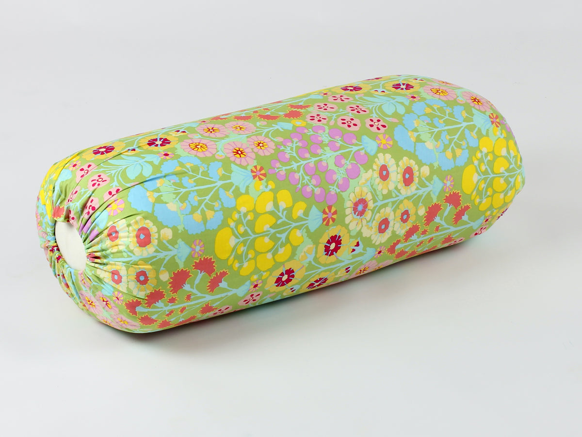 Flower Power Oval Yoga Bolster Pillow by Inner Space Yoga Supplies ...